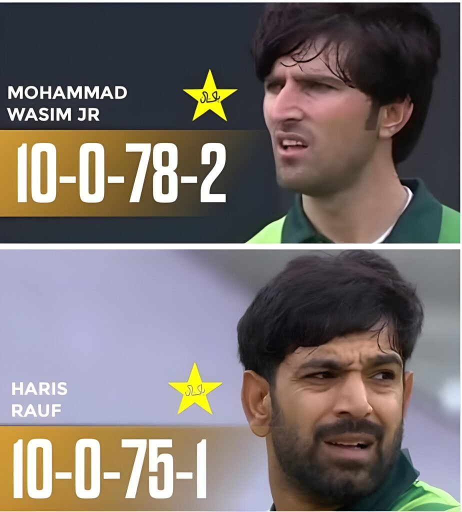 Bowling Nightmare: Wasim Jr & Rauf Shatter Unwanted Record at Hamilton ...