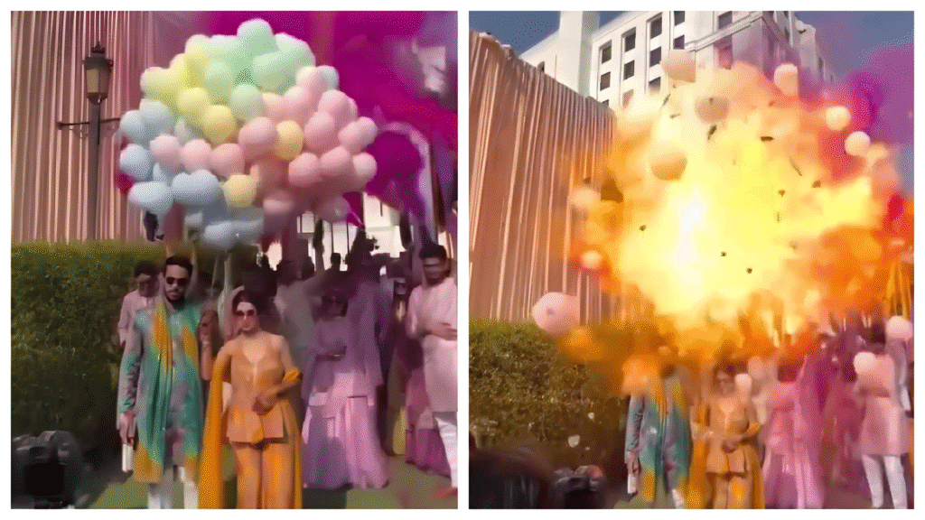 Wedding Turns into Nightmare-Hydrogen Balloons Explode During Bride’s ...